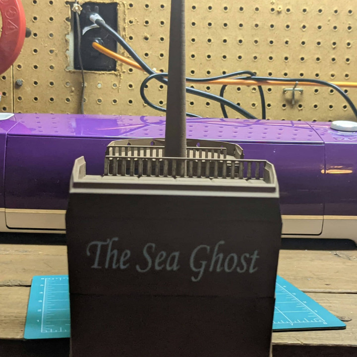 3D Print of “Sea Ghost” Modular tabletop ship from the Dnd book “Ghosts ...