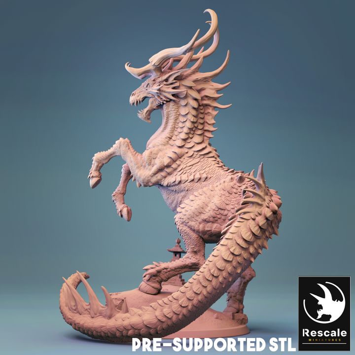 3D Printable Kirin by Rescale Miniatures