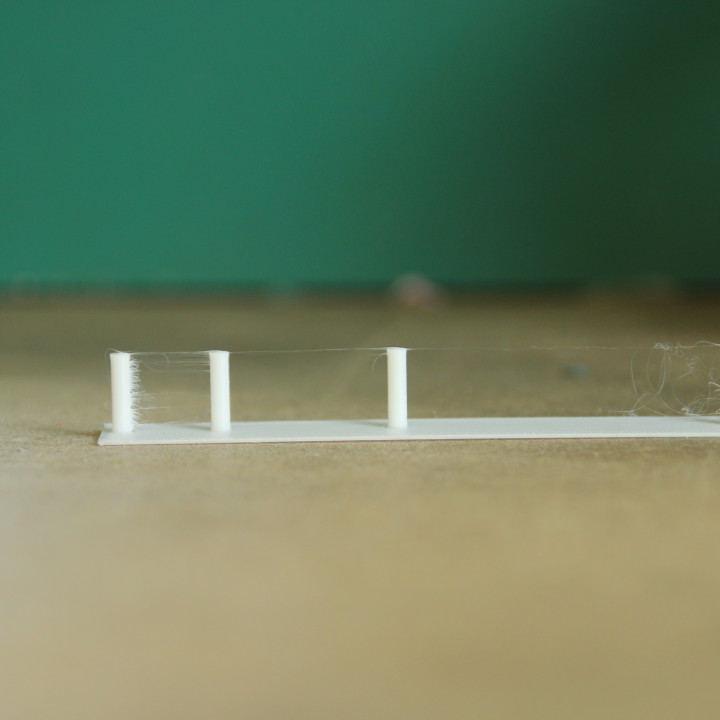 3D Printable Multi-distance Retraction Test Object by Will