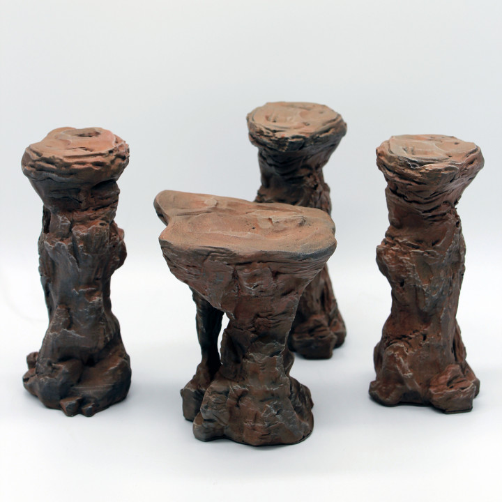 3D Print of Rock platform Terrain by henrybennett1