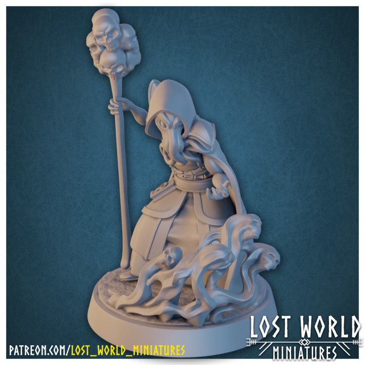 3D Printable Cthuluborn Deep-Kin Miniatures set – Supported by Lost ...