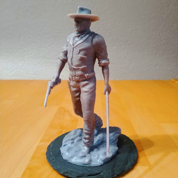 3D Printable John Wayne - Action Western Figure by Rudolf Arendt