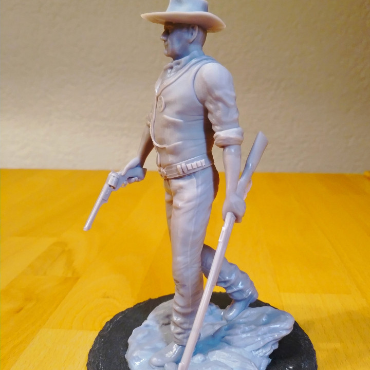 3D Printable John Wayne - Action Western Figure by Rudolf Arendt