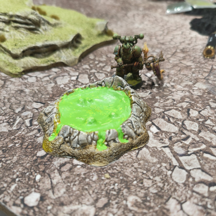 3D Print of Lava Pools by cyrilbarbaroux