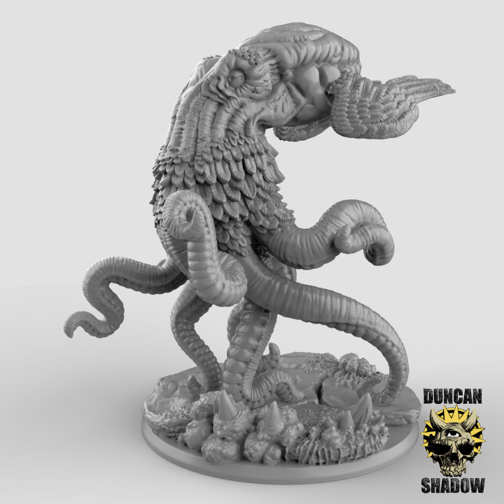 3D Printable flying octopus (Pre Supported) by Duncan Shadow