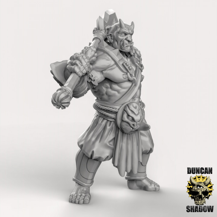 3D Printable Oni (Pre Supported) by Duncan Shadow