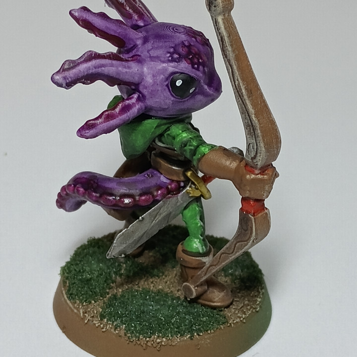 3D Print of Axolotl Ranger (pre-supported included) by Sirflintsalot