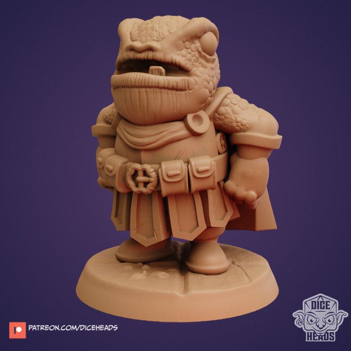 3D Printable Toad City Guard (pre-supported) by Dice Heads
