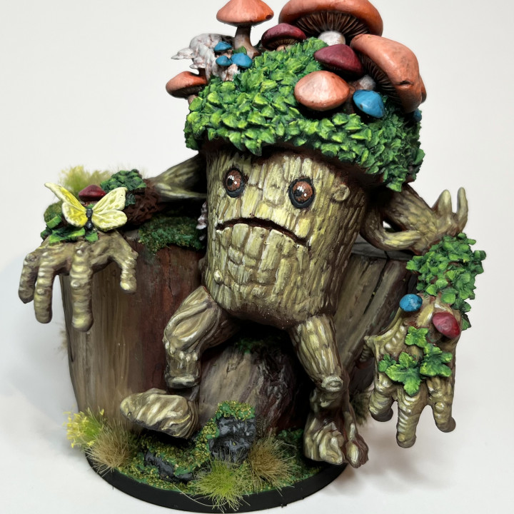 3D Print of Fungus Infested Treant / Mushroom Tree Giant / Forest ...