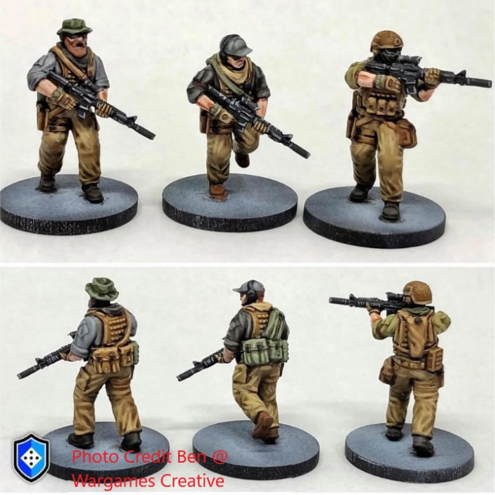 3D Printable Special Forces / Black Ops Soldiers with Modular Heads by ...