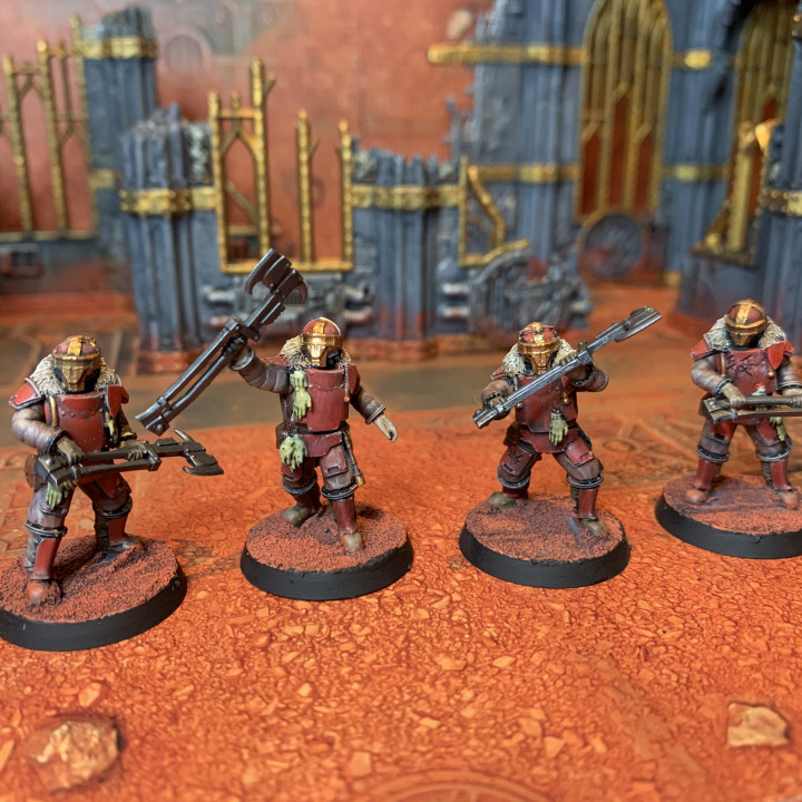 3D Print of Lunar Auxilia Securis - Presupported by davefnh