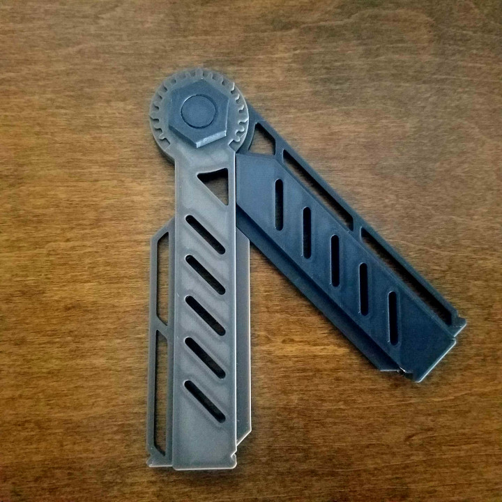 3D Printable Wall Angle Protractor by Red Kraken Forge