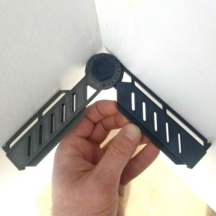 3D Printable Wall Angle Protractor by Red Kraken Forge