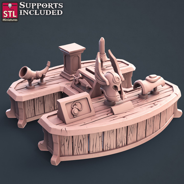 3D Printable Wizard Display Table by STL Miniatures