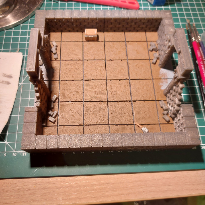 3D Printable Dungeon Mace room by Phillip Hackett