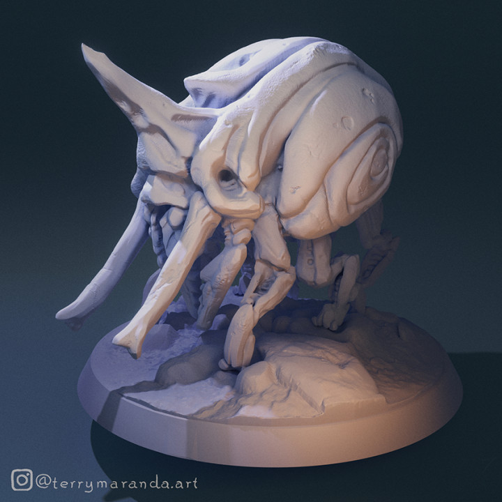 3D Printable Sol'Kesh Bestiary - The Rutort by Terry Maranda