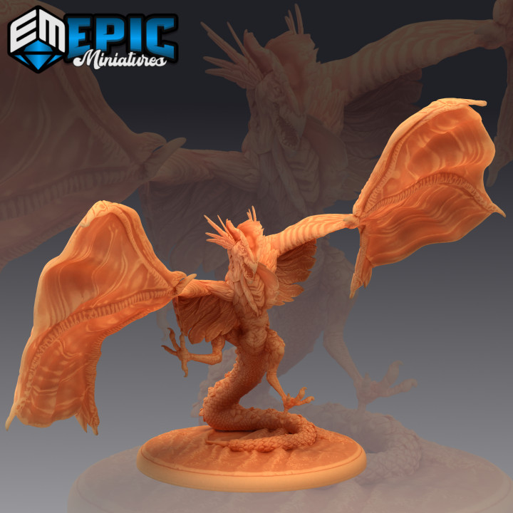 3D Printable Cockatrice / Huge Chicken Lizard Hybrid / Classic ...