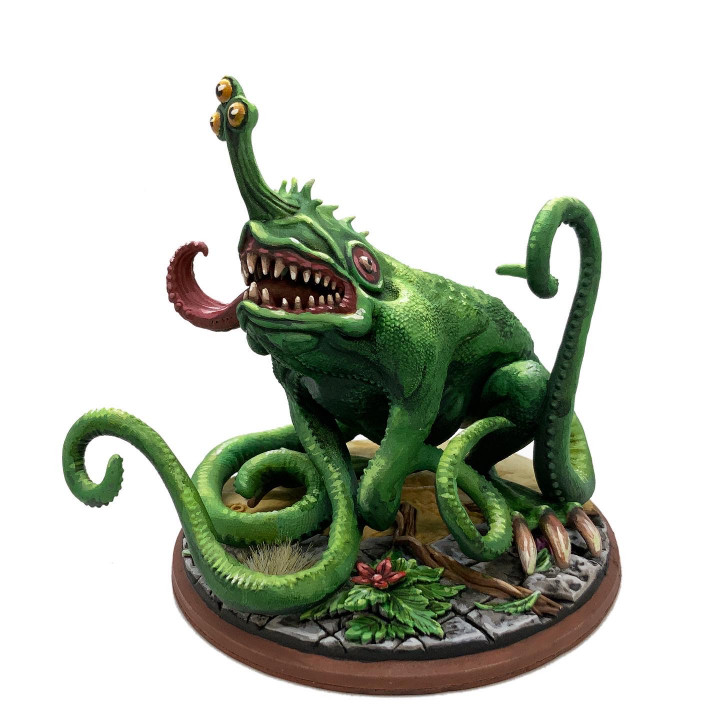 3D Print of Frog Behemoth / Swamp Boss Encounter / Tentacle Toad by ...