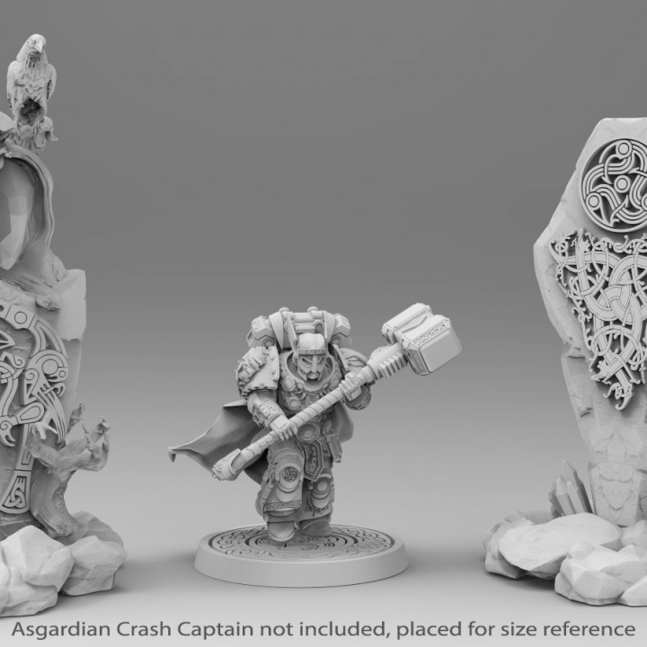 3D Printable Asgardian Runestones - Terrain by Atlan Forge