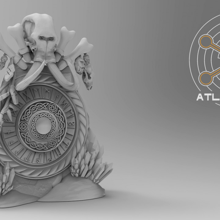 3D Printable Asgardian Runestones - Terrain by Atlan Forge