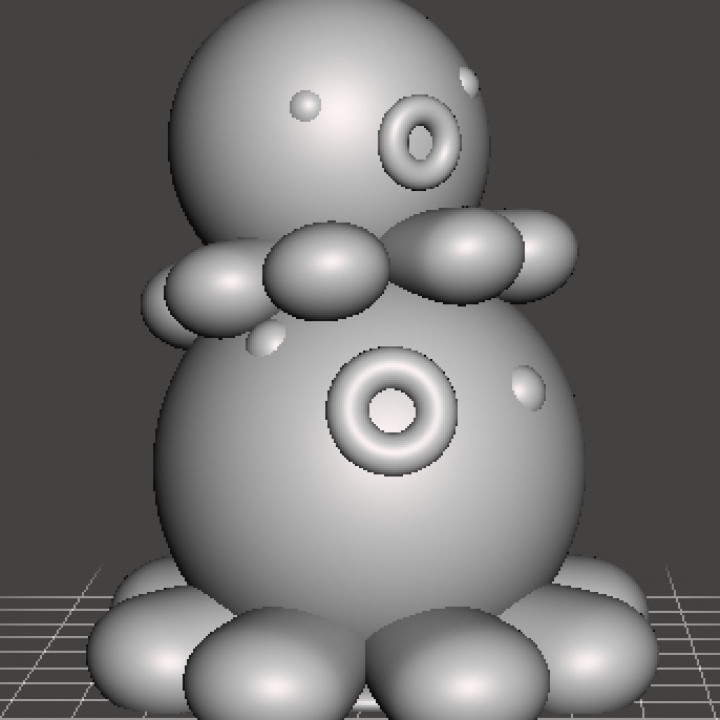 3D Printable Greta's Squishy by Drew Schmidt