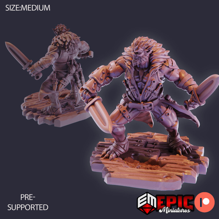 3D Printable Batbear Set / Bat Bug Bear Hybrid / Hairy Goblin / Cave ...