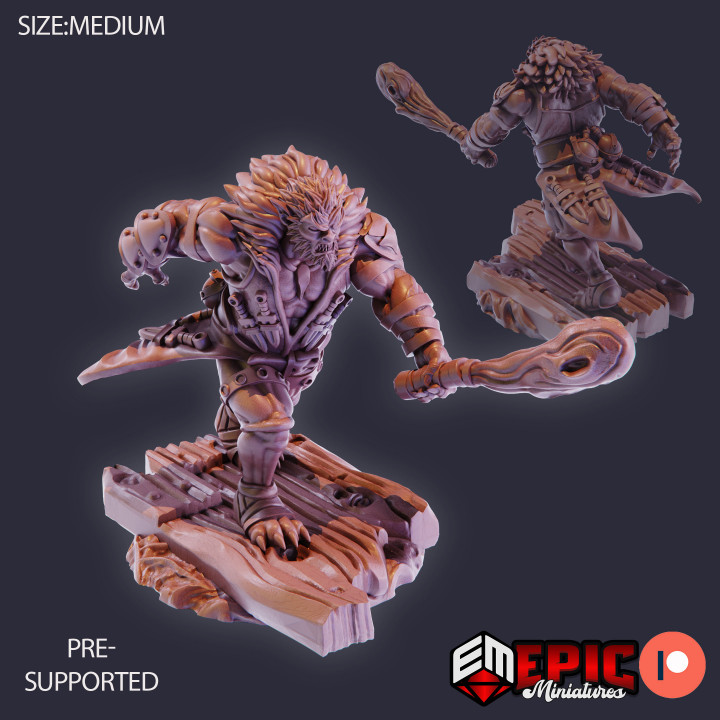 3D Printable Batbear Set / Bat Bug Bear Hybrid / Hairy Goblin / Cave ...