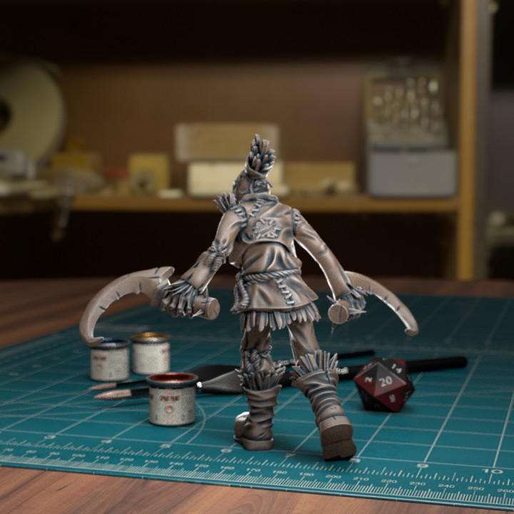 3D Printable Strawman Sickle Scarecrow 04 [Pre-Supported] by TytanTroll ...