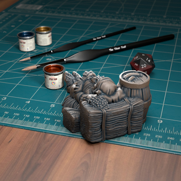 3D Printable Halfling Sleeping Guard [Pre-Supported] by TytanTroll ...