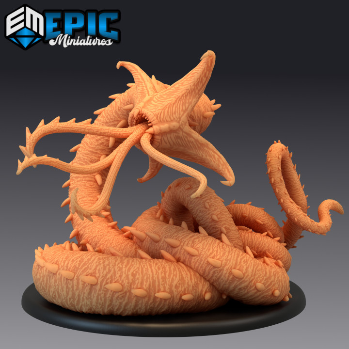 3D Printable Worm Abomination / Mind Leech / Psionic Tadpole by Epic ...