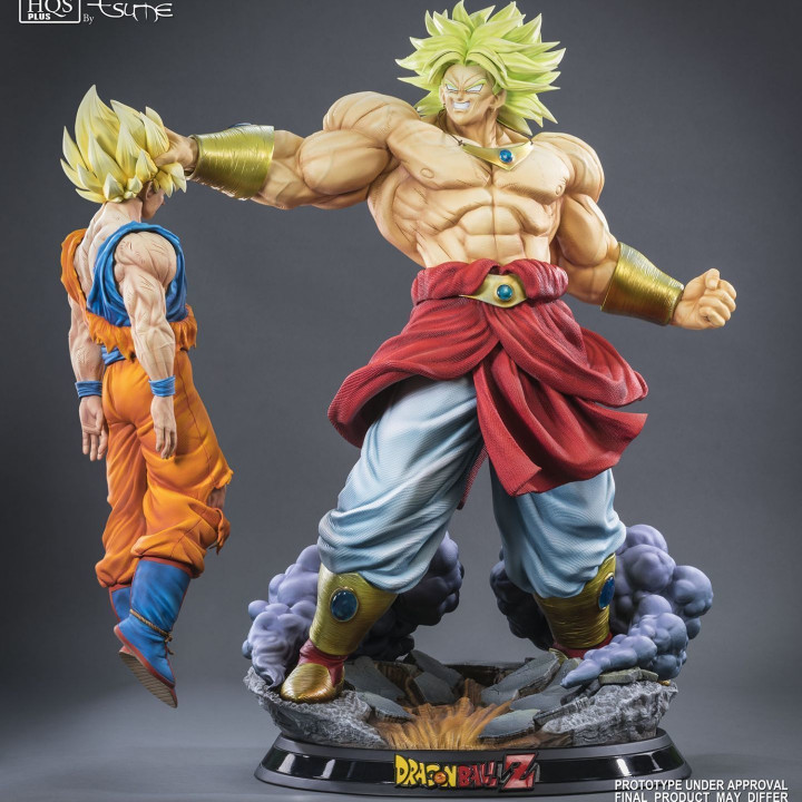 3D Printable Dragon Ball Broly and Monkey King by wen Studio