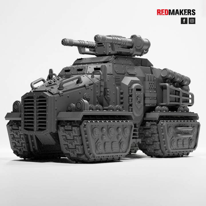 3D Printable Imperial military force Heavily armored vehicle by RedMakers