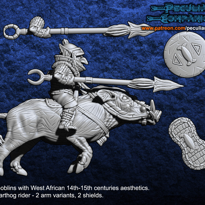 3D Printable West African Orcs & Goblins - Goblin light cavalry by ...
