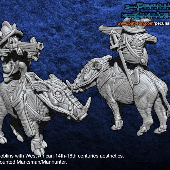 3D Printable West African Orcs & Goblins - Goblin sharpshooter by ...