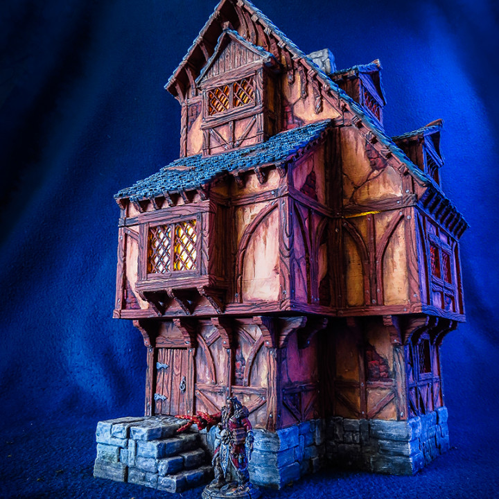3D Printable Medieval Home by Black Scrolls Games