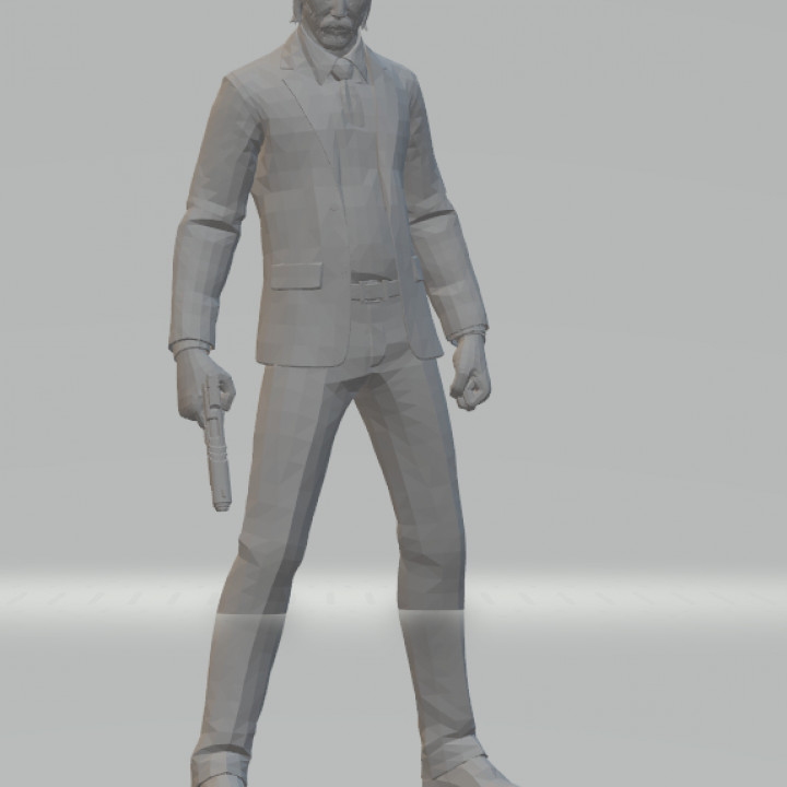 3D Printable John WİCK by sercan özçelik