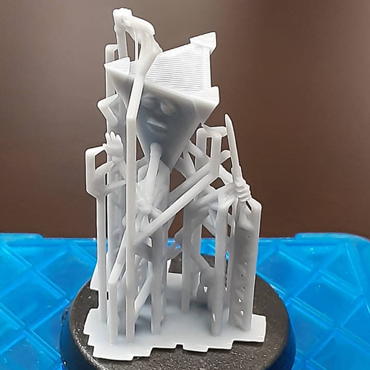 3D Printable Modron - Tridrone - Geometric Warrior by nonPareil Institute