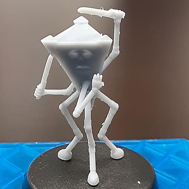 3D Printable Modron - Tridrone - Geometric Warrior by nonPareil Institute