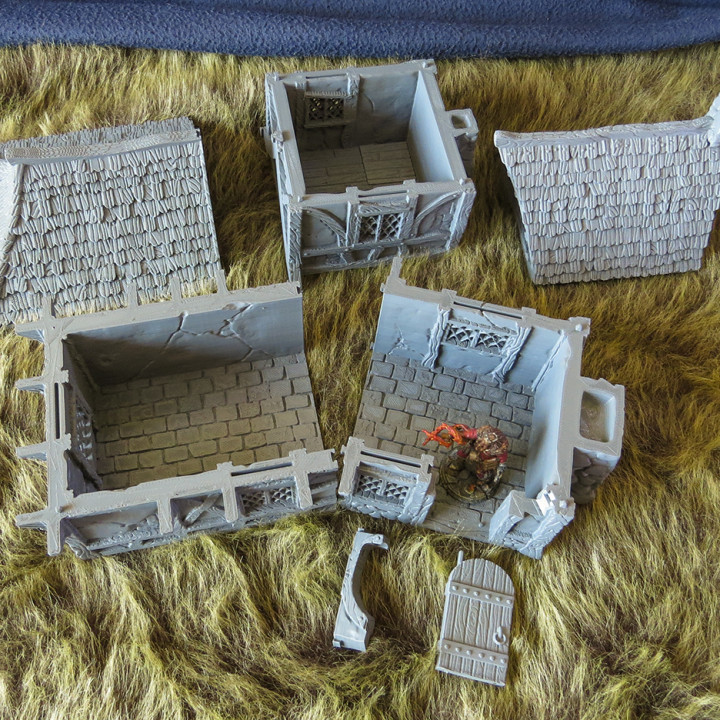 3D Printable Small House by Black Scrolls Games