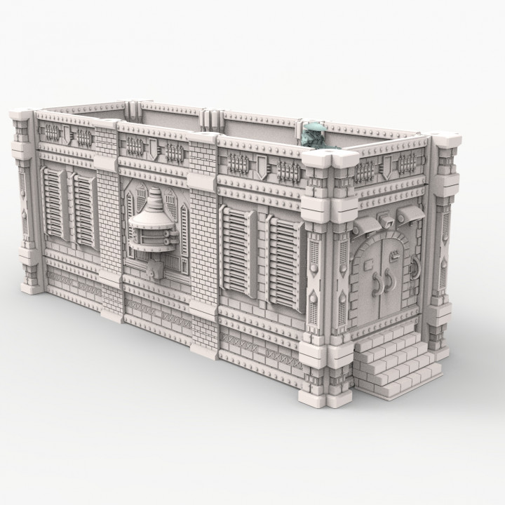 3D Printable Modular Industrial buildings from damocles kickstarter ...