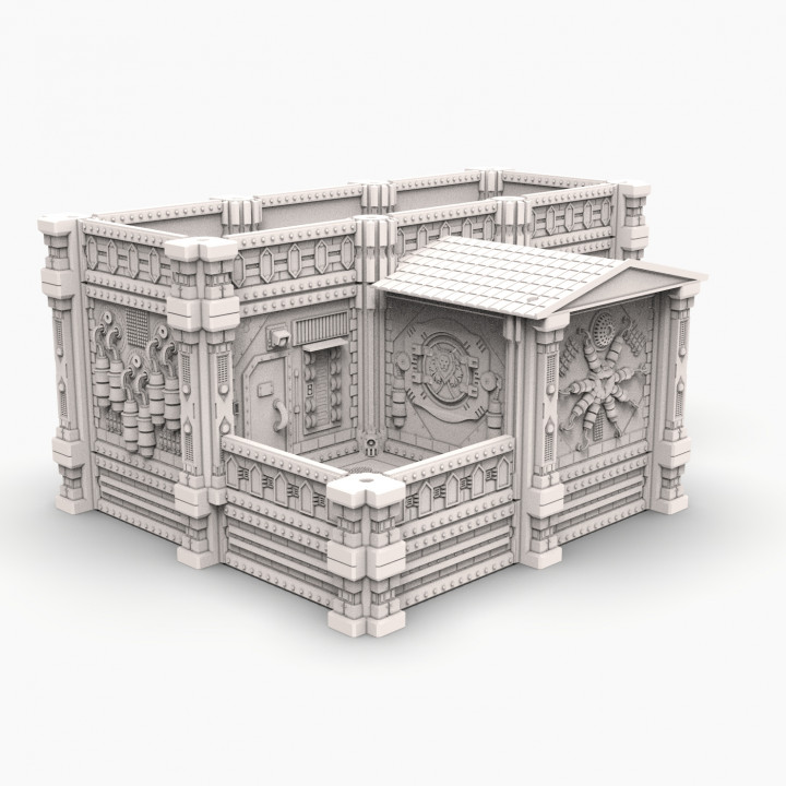 3D Printable Modular Industrial buildings from damocles kickstarter ...