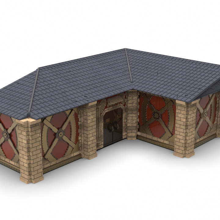 3D Printable Modular Industrial buildings from damocles kickstarter ...