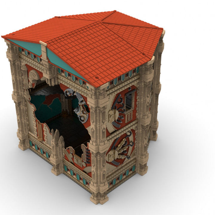 3D Printable Modular Industrial buildings from damocles kickstarter ...