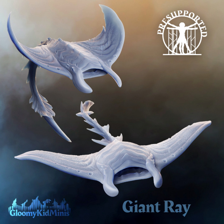 3D Printable Giant Rays by GloomyKidMinis