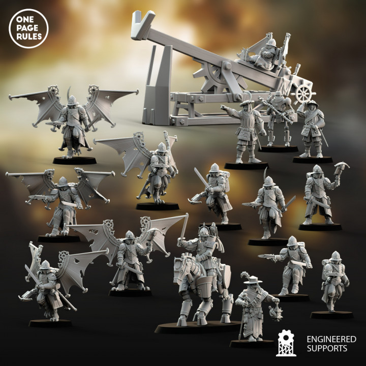 3D Printable Duchies of Vinci - Release #3 by One Page Rules