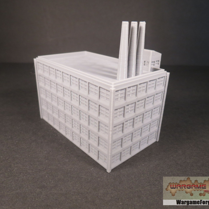 3D Printable Factory M008 by Wargame Forge