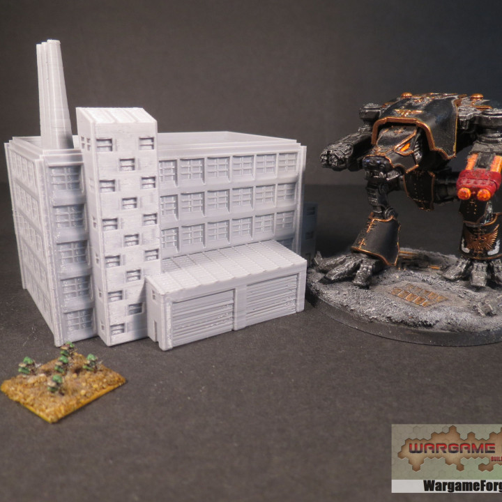 3D Printable Factory M008 by Wargame Forge