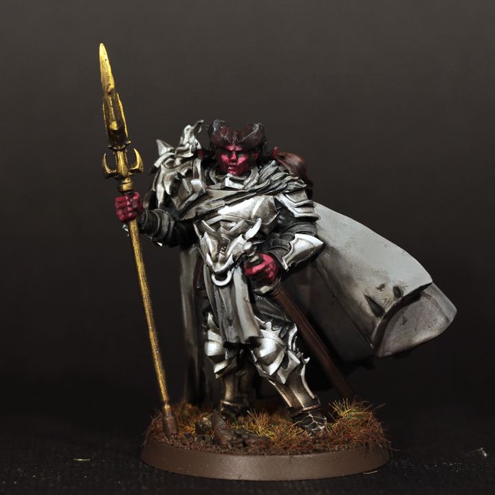 3D Print of Urath, the Tiefling Oathbreaker by robinjonsson