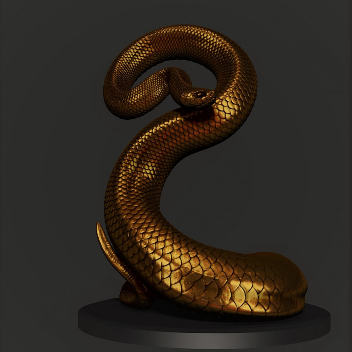 3D Printable Snake by 3DprintingRealms