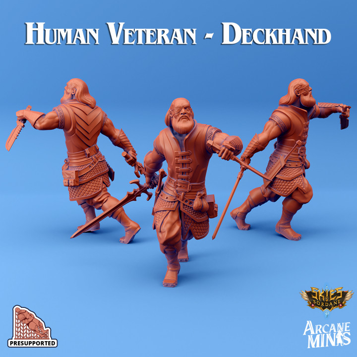 3D Printable Deckhands - Pack 2 by Sordane Publishing